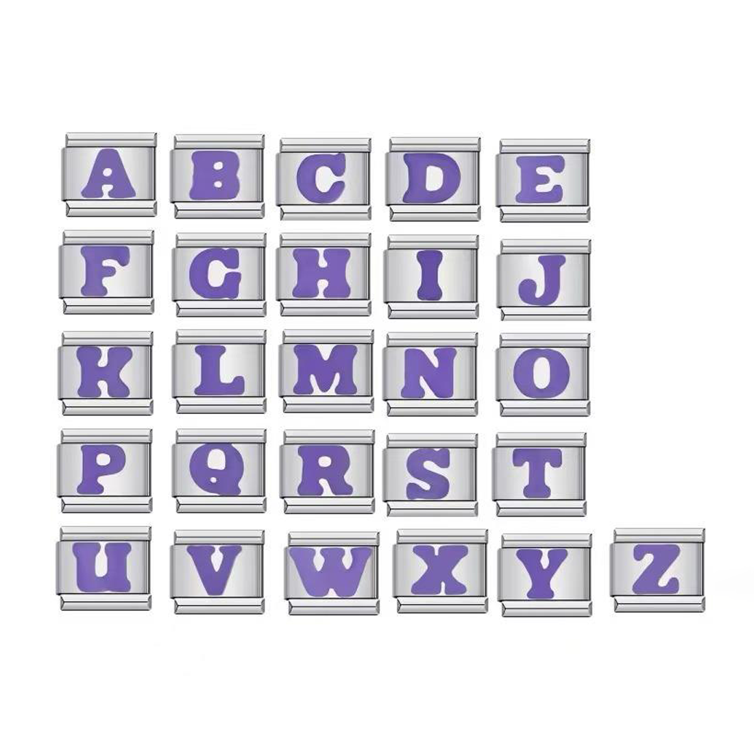 Charms Letras Moradas – Chicona Joyería